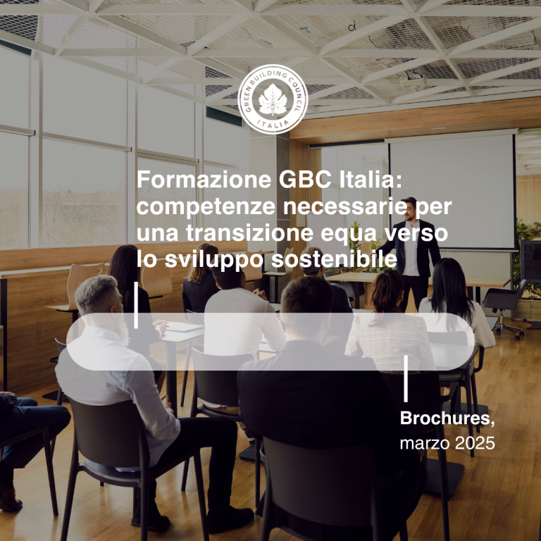 Formazione GBC Italia: competenze necessarie per una transizione equa ...
